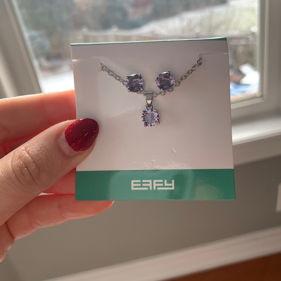 Effy | Jewelry | Effy Purple Stone Set Brand New | Poshmark